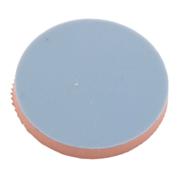 Aluminium schroefdop 24mm met gat